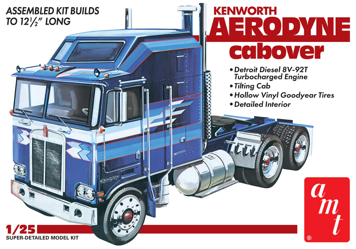 AMT 1463 1/25 Kenworth Aerodyne Cabover — Hobby City NZ